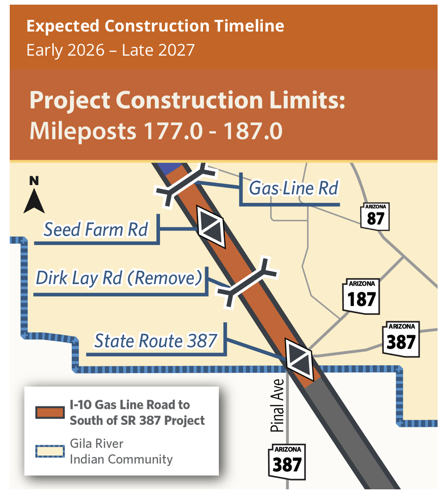I-10 upgrade to begin in CG area next month | Casa Grande Dispatch ...