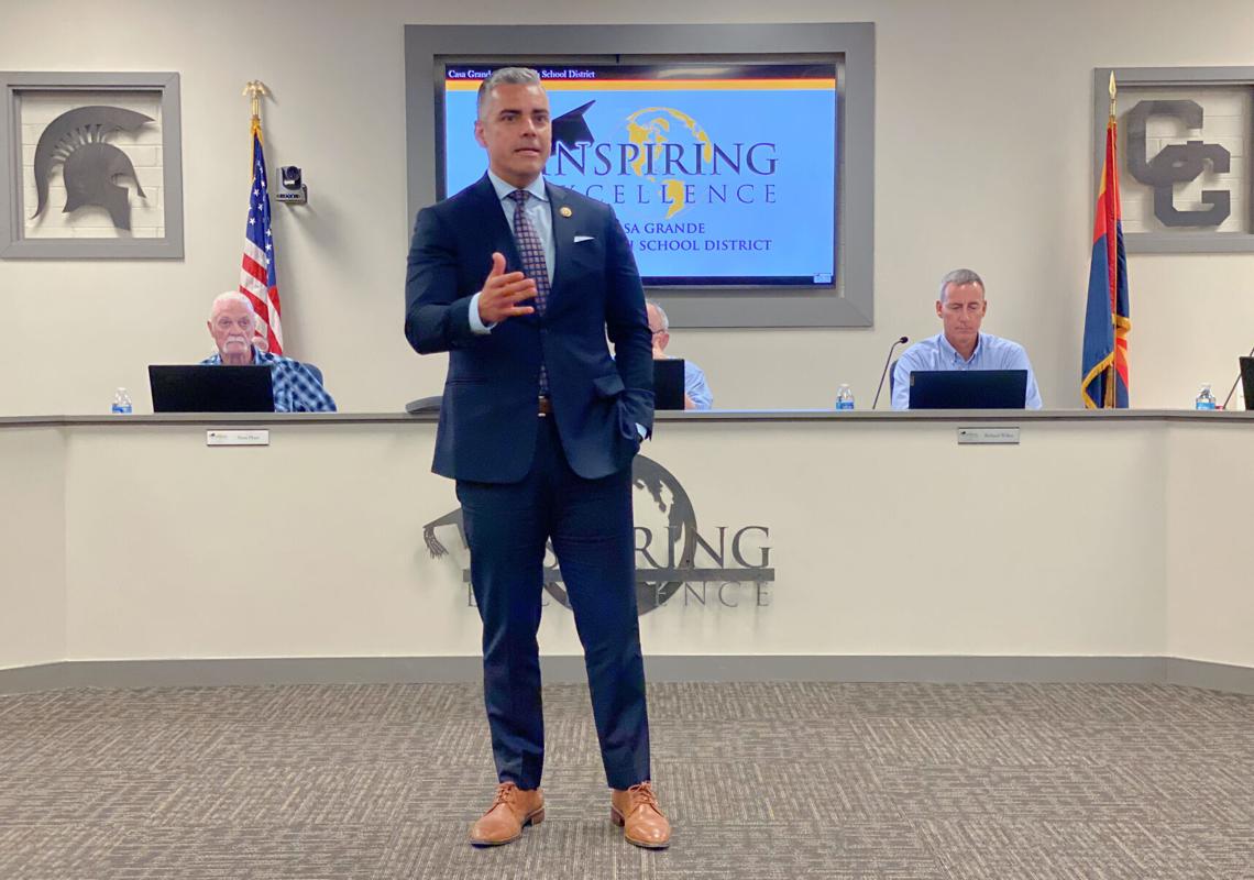 Ciscomani visits area, CGUHSD board meeting | Casa Grande Area News ...