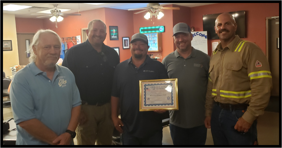 Coolidge-Florence Elks honor businesses for flying flag | News ...