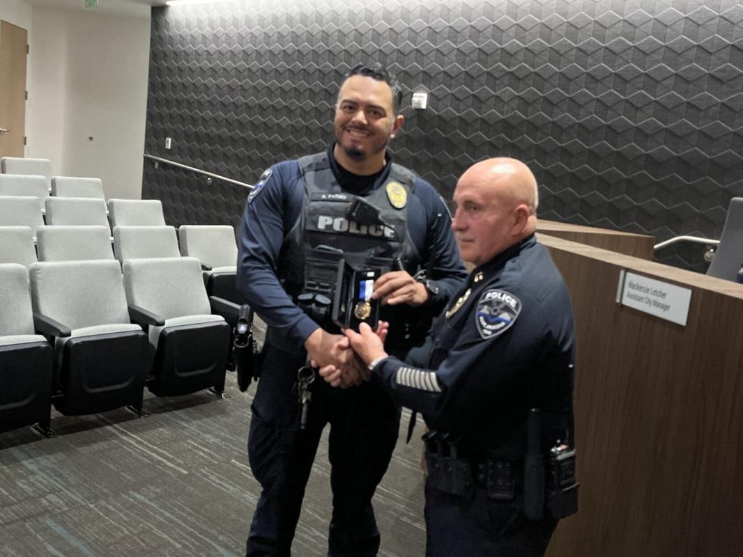 2 Eloy officers honored for saving residents from fire | News ...