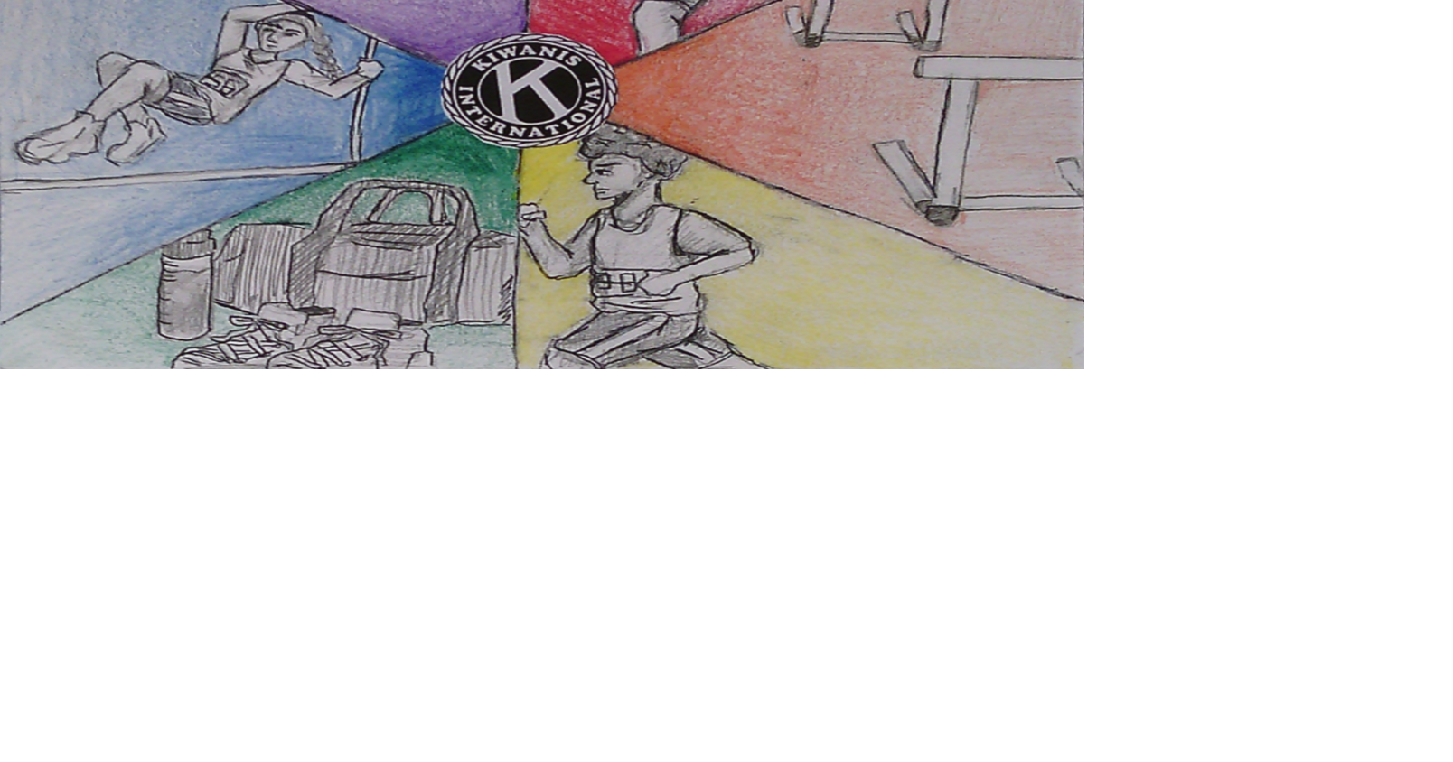 Kiwanis track meet program cover contest winners | Recreation ...