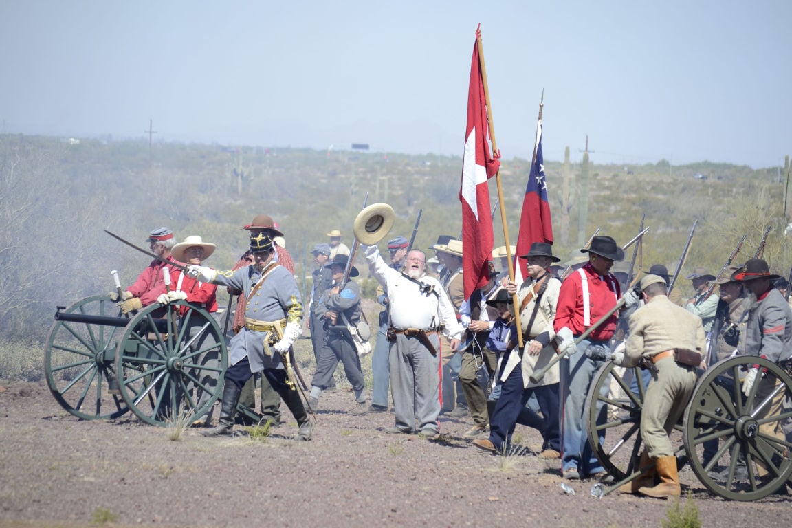 Civil War buffs re-enact battle at Picacho Peak | Around Town ...