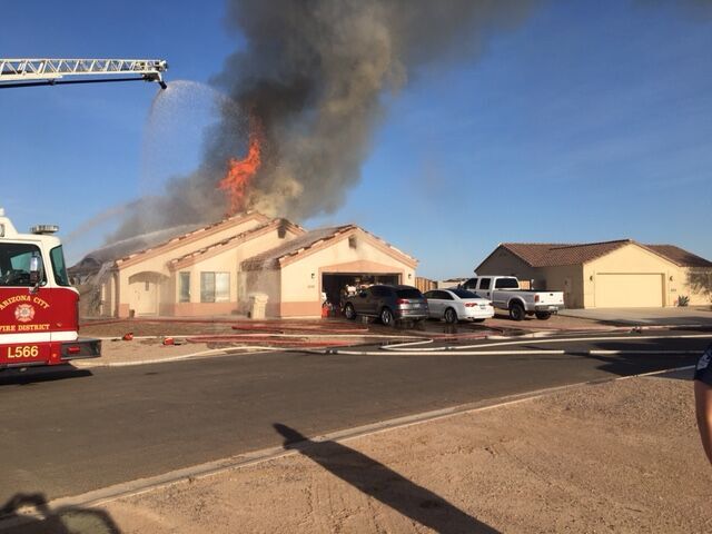 Az City Fire District responds to house fire | Arizona City Independent ...