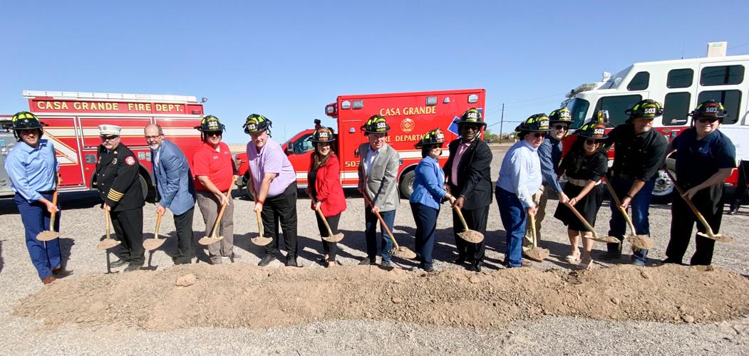 First shovel of soil turned over for new CG fire station | Area News ...