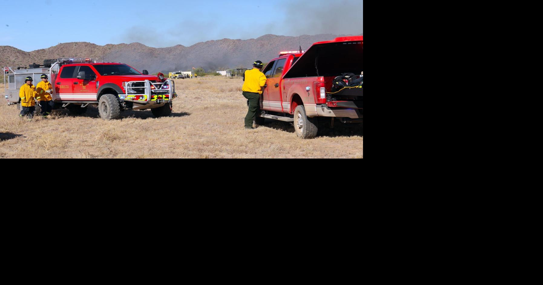 Brush fire breaks out west of Maricopa | News | pinalcentral.com