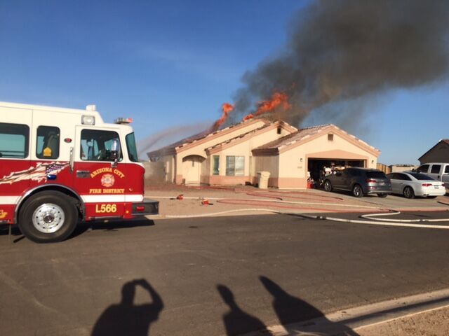 Az City Fire District responds to house fire | Arizona City Independent ...