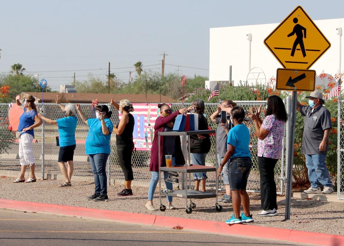 Eloy Elementary holds drive-thru event for first responders | News ...