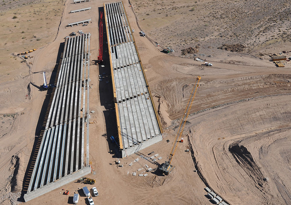 Largest girders in state placed for South Mountain Freeway bridges ...