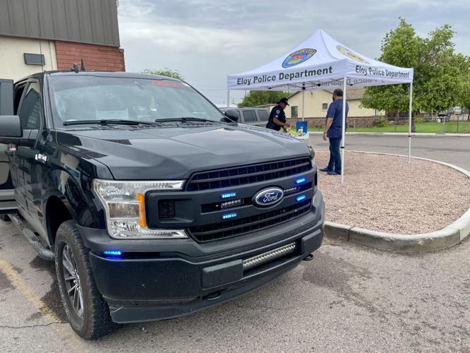 Eloy police, fire departments hold drive to help students | Education ...