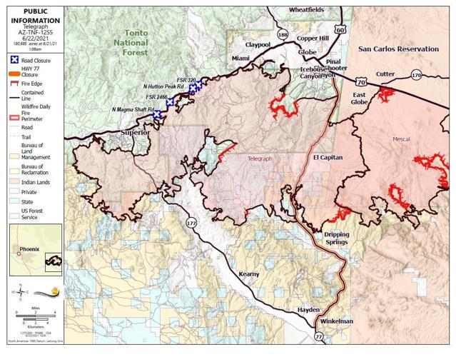 Cooler weather helps firefighters contain Telegraph Fire | News ...