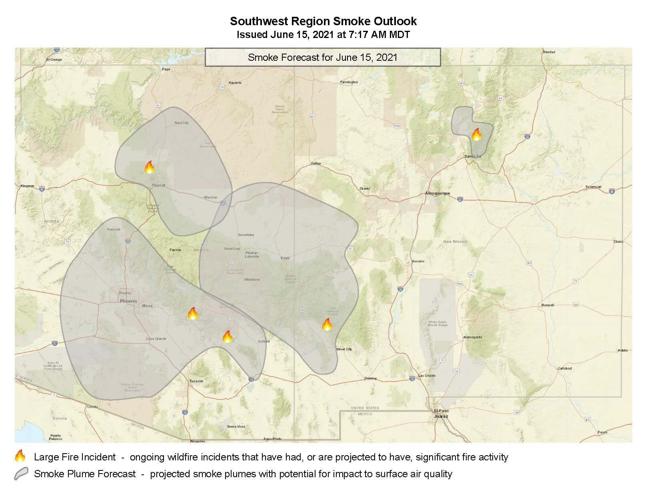 Telegraph, Mescal fires merge overnight | News | pinalcentral.com