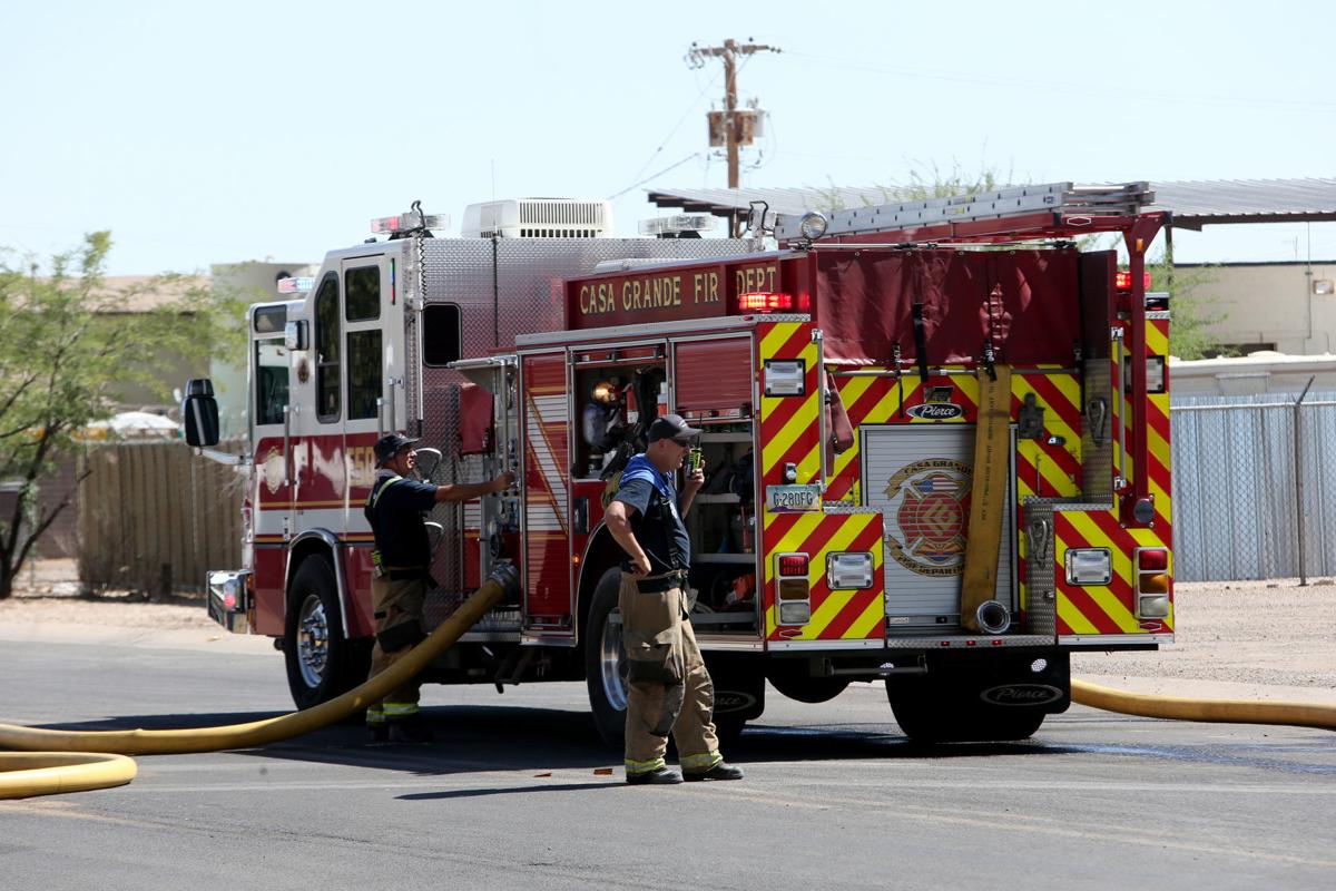 Large chemical fire burns in CG | Area News | pinalcentral.com