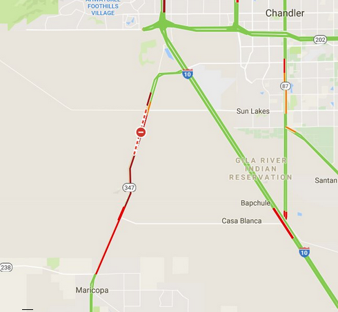 Deadly accident shuts down SR 347 | Area News | pinalcentral.com