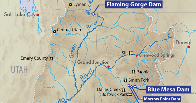 Map of the Colorado River Storage Project | | pinalcentral.com
