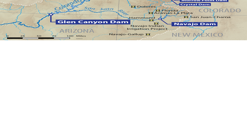 Map of the Colorado River Storage Project | | pinalcentral.com