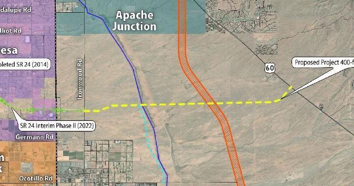 Pinal applies for federal funds to extend SR 24 | Apache Junction ...