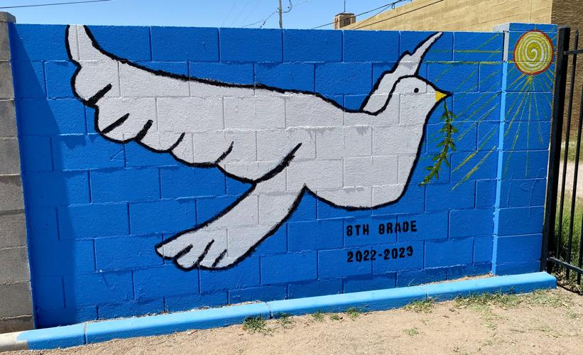 St. Anthony students leave their mark for the future with mural | Casa ...