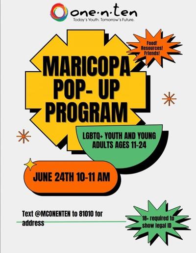 one•n•ten brings LGBTQ+ youth, young adult pop-up program to Maricopa ...