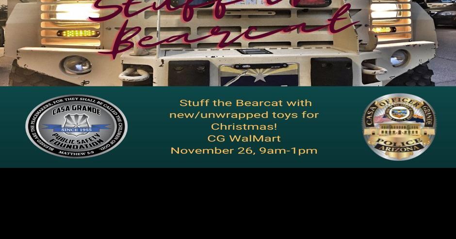Casa Grande PD to host 'Stuff the Bearcat' event | Area News ...