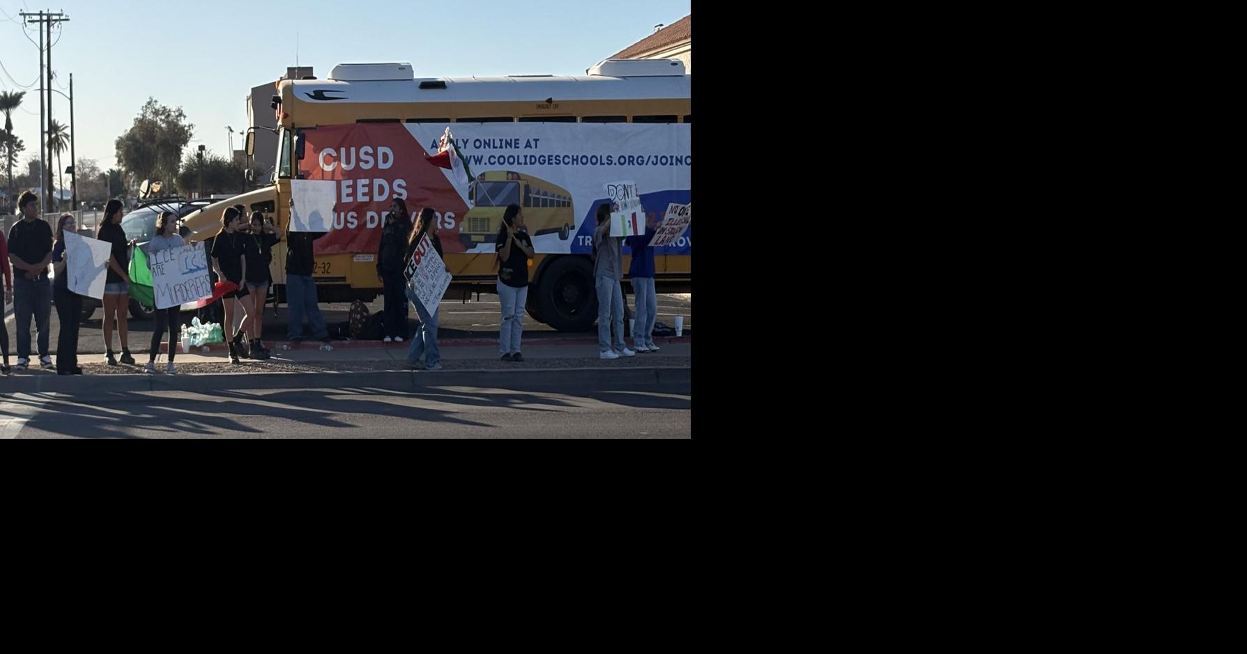 Coolidge students protest ICE | Coolidge Examiner | pinalcentral.com