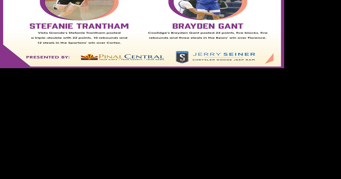 Stefanie Trantham & Brayden Gant, 2/2/23 | Pinal Prep Performer Of The ...
