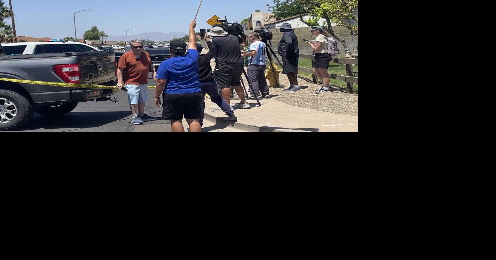 Protesters clash with police as ICE raids surge across Valley | Arizona ...