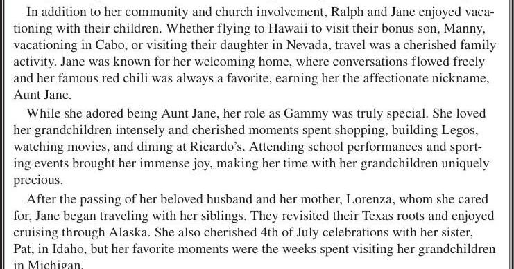 Mary Jane Montijo | Obituaries | pinalcentral.com