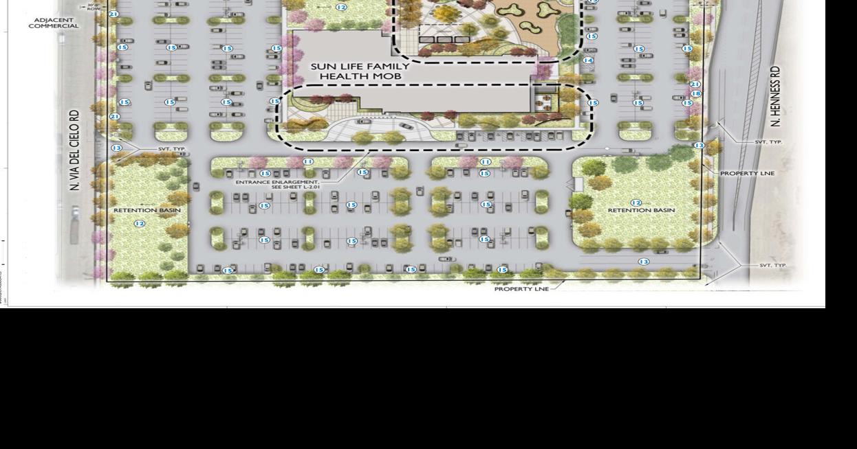 Site plan for 4-story Sun Life Health facility on CG planning agenda ...