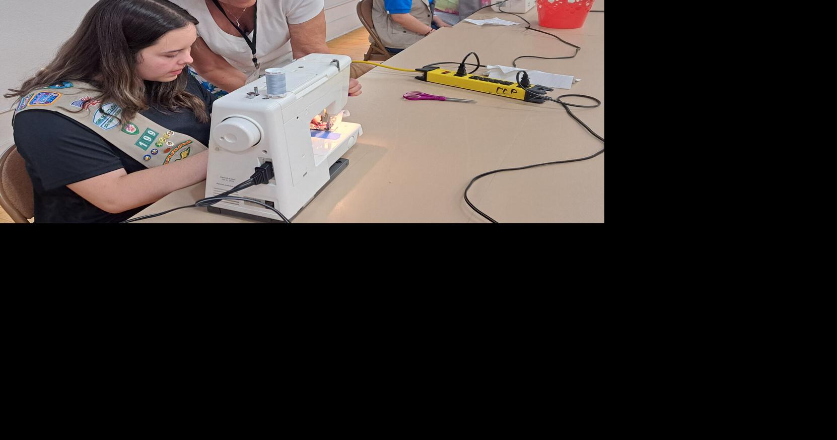 Coolidge Cotton Patchers teach first youth sewing class to Girl Scout ...