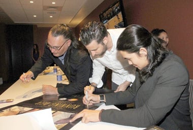 Hollywood comes to town: Stewart, Proudstar, Green all smiles at film’s ...