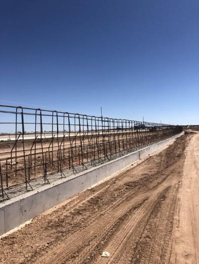 Median wall going up on I-10 widening project in CG | Area News ...