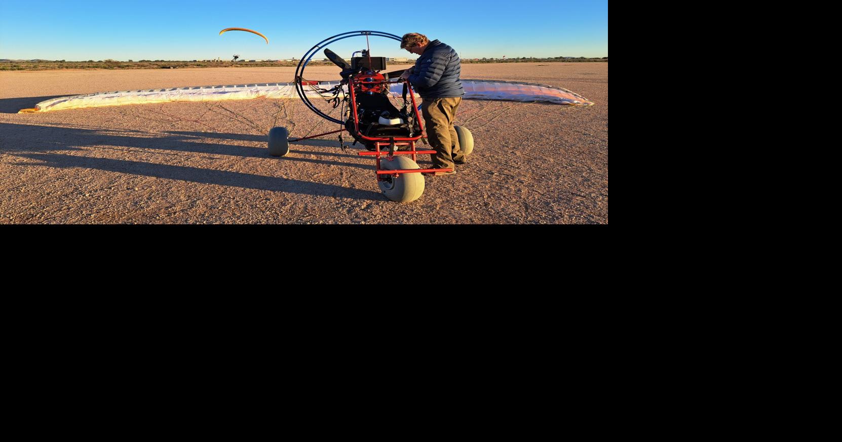 Paramotoring, paragliding enable people to soar like a bird | Pinal ...