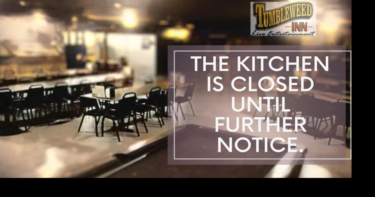 Tumbleweed Inn kitchen closed until further notice after fire | News ...