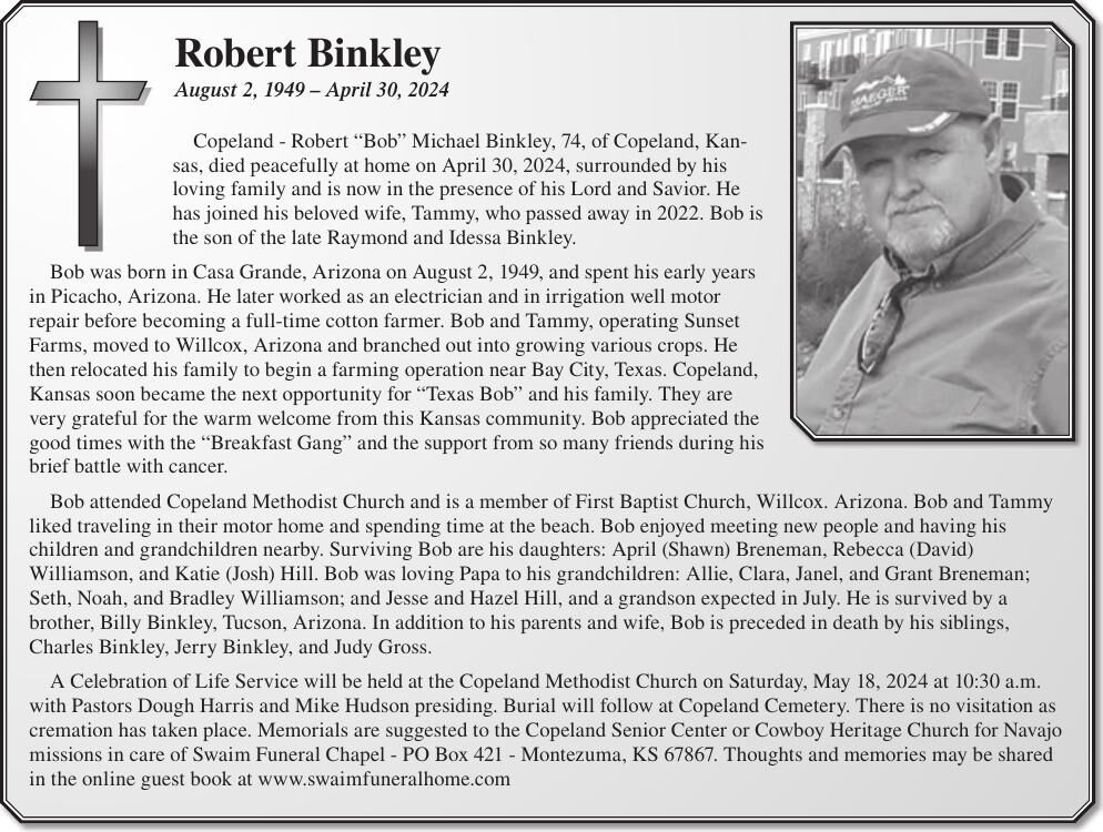 Robert Binkley | Obituaries | pinalcentral.com