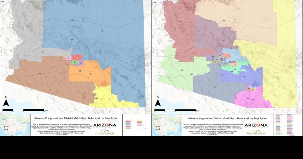 Arizona redistricting panel to make first changes to grid maps next ...