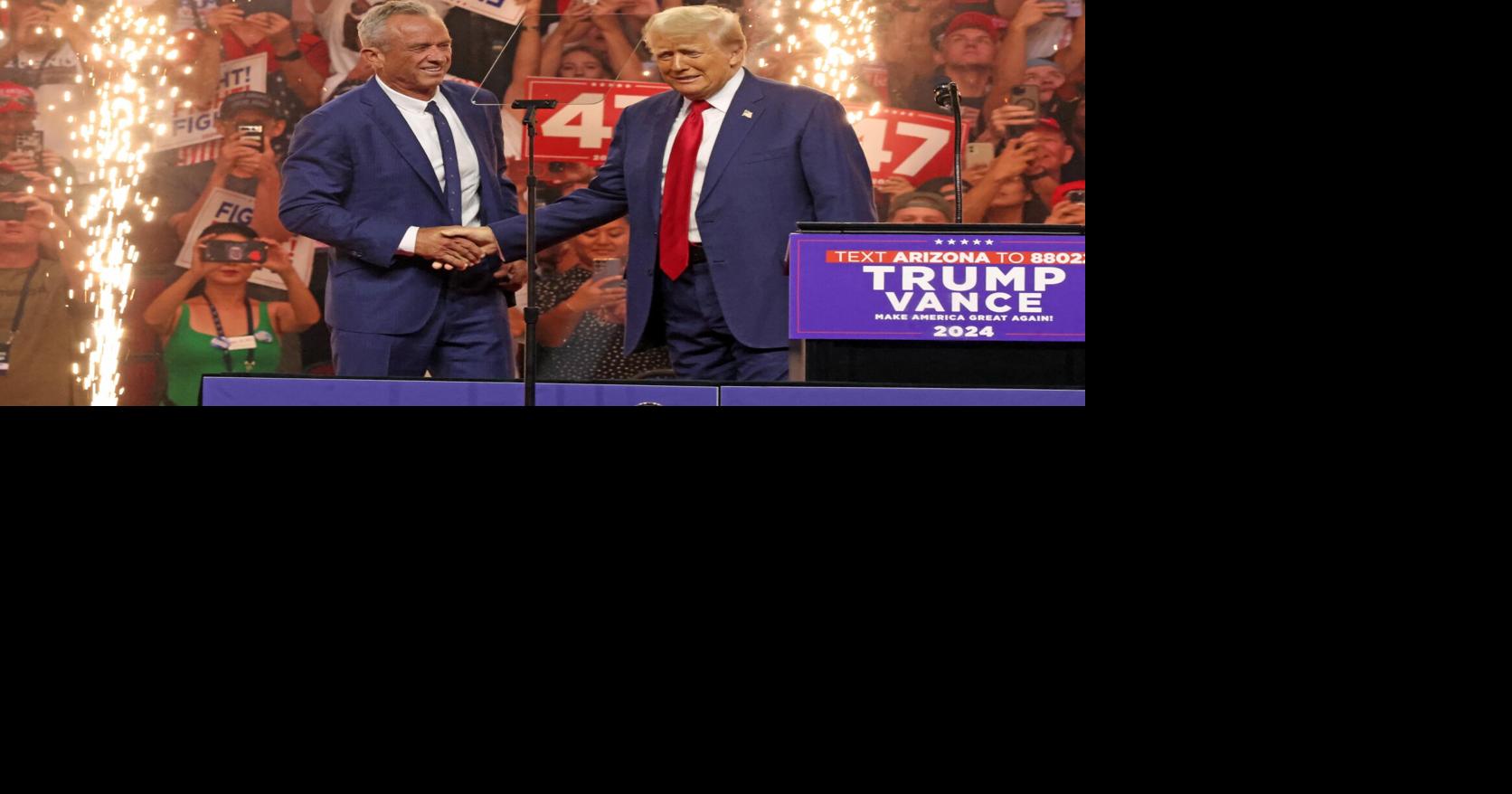 Trump rallies MAGA faithful in Arizona, touting new endorsement by RFK ...