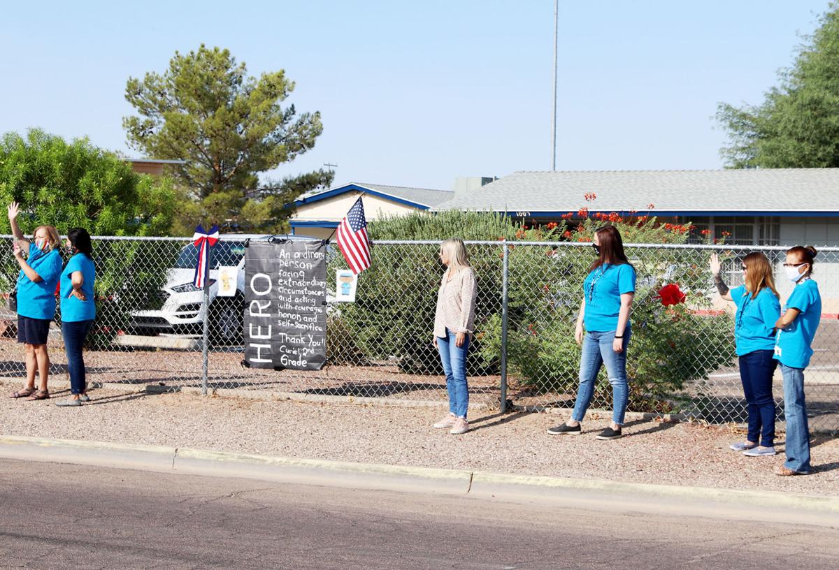Eloy Elementary holds drive-thru event for first responders | News ...