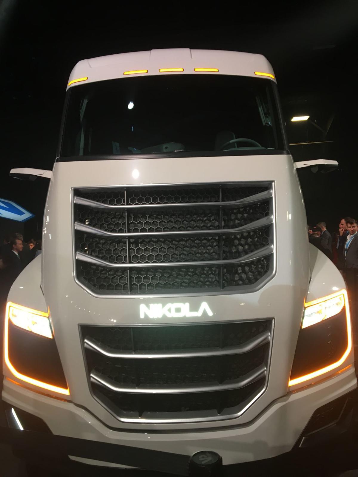 Vehicles of the future: Nikola World unveils hydrogen-electric trucks ...