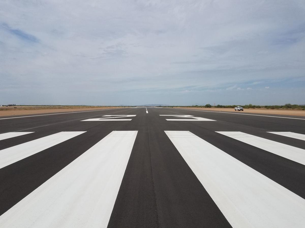 Construction on main runway at Coolidge airport complete | News ...