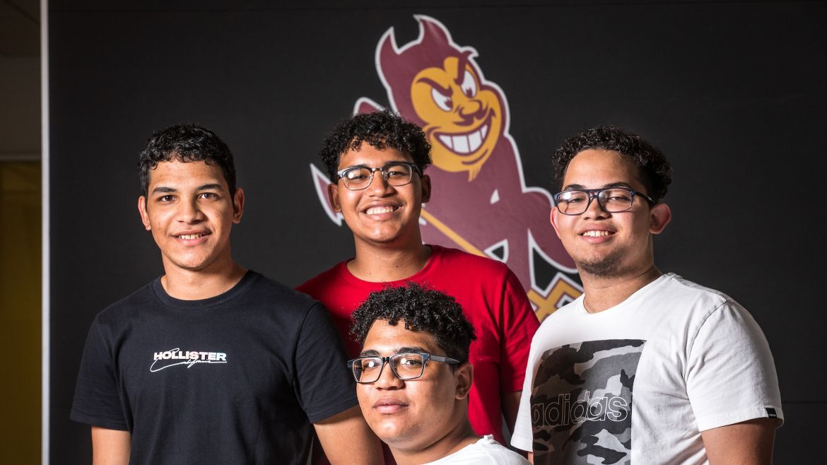 Quadruplets are primed to take ASU by storm this fall | Arizona News ...