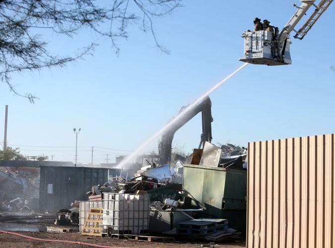 Fire at CG scrap metal recycling facility | News | pinalcentral.com