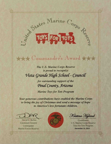 JROTC gets Commander's Award | Education | pinalcentral.com