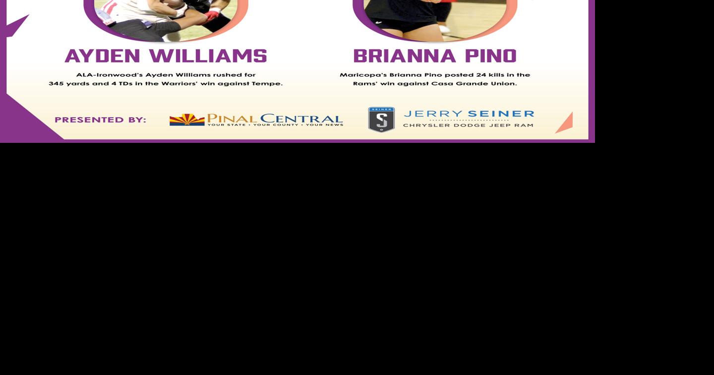 Ayden Williams & Brianna Pino, 10/24/24 | Pinal Prep Performer Of The ...