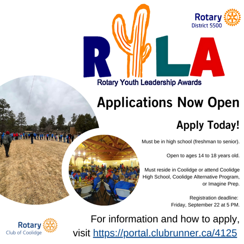Coolidge Rotary encourages youths to apply for leadership camp | News ...