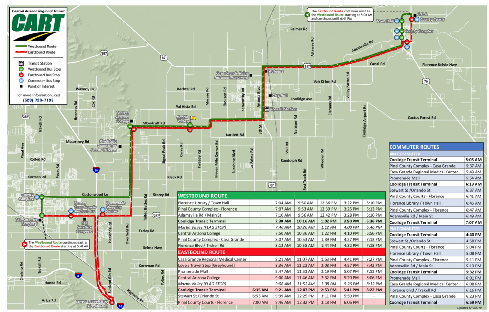 CART route and schedule changes to go into effect July 1 | Area News ...
