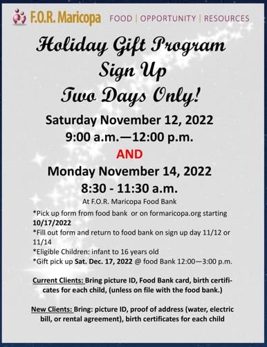 F.O.R. Maricopa program provides youths with food, gifts for the ...