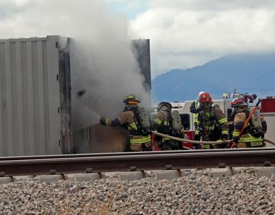 Roads reopen after train catches fire Friday evening | News ...