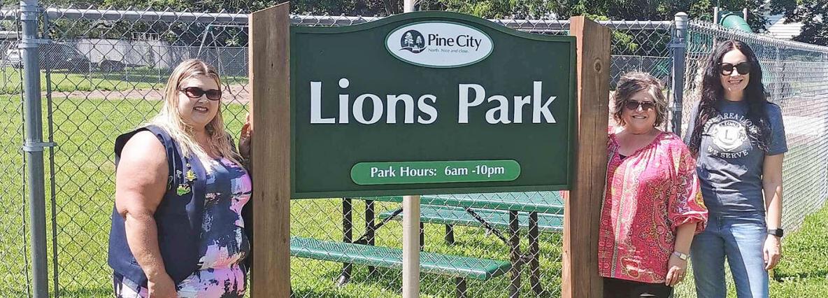 Pine City and Pine Area Lions groups collaborate to create Lions Park ...