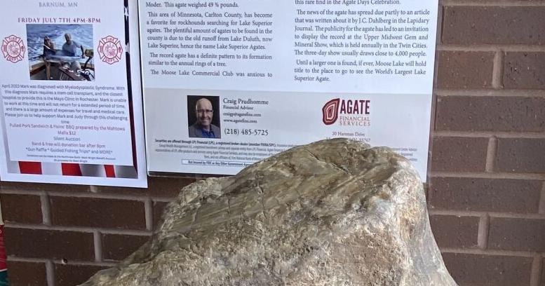 Finder of 108 pound agate reflects on the ‘agate’ful day | Communities ...
