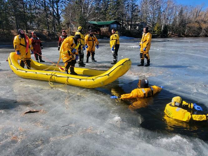 Sheriff’s office, fire departments hold ice water rescue training ...